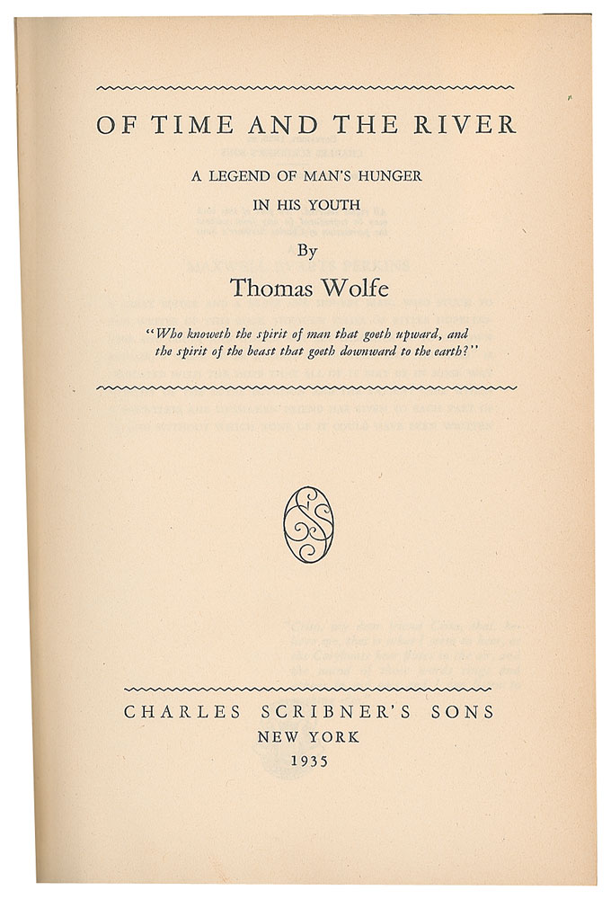 Thomas Wolfe | RR Auction