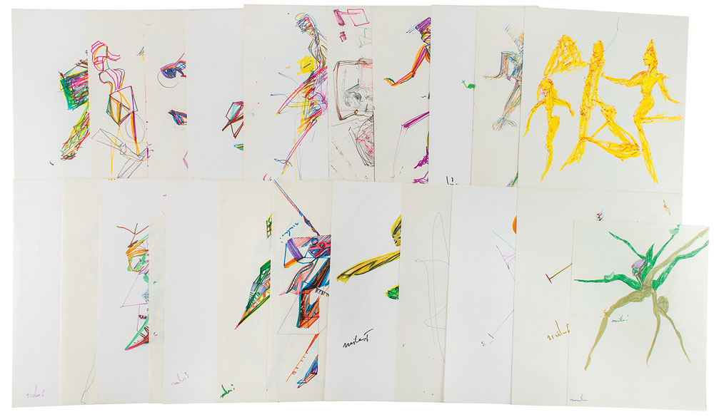 Miles Davis Group of (22) Original Drawings | RR Auction