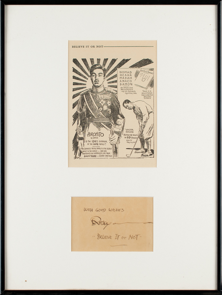 Robert Ripley | RR Auction