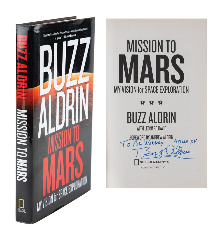 Al Worden's Buzz Aldrin Signed Book | RR Auction