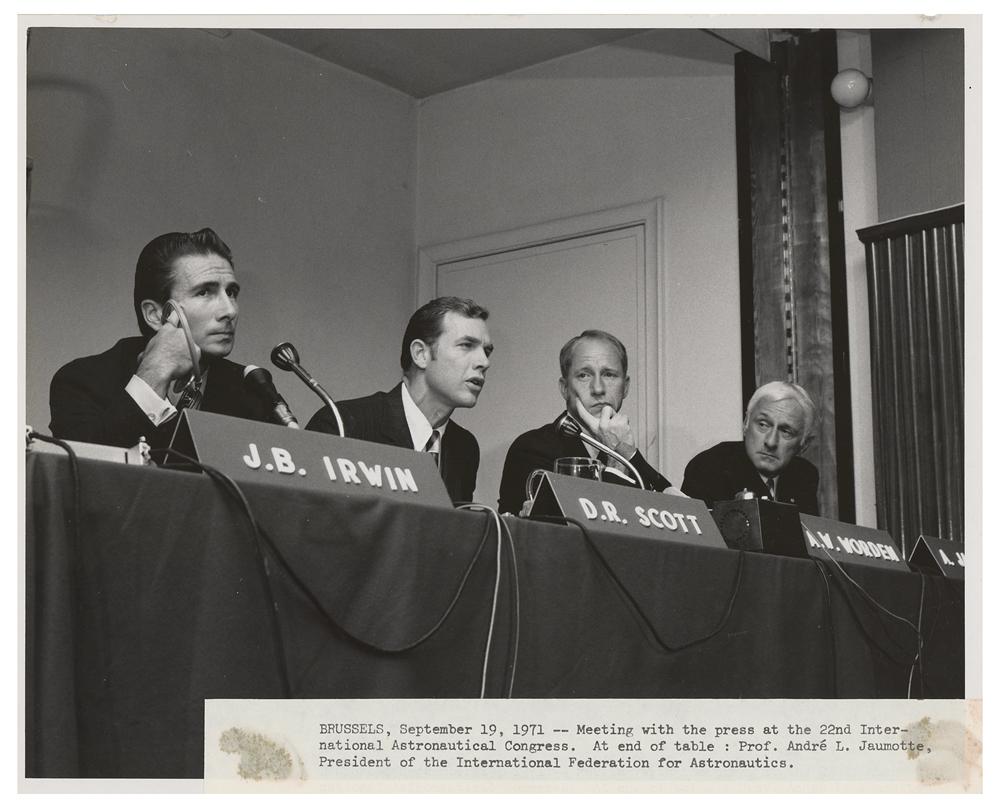 Al Worden's Order of Leopold Medal and Apollo 15 Photograph Book