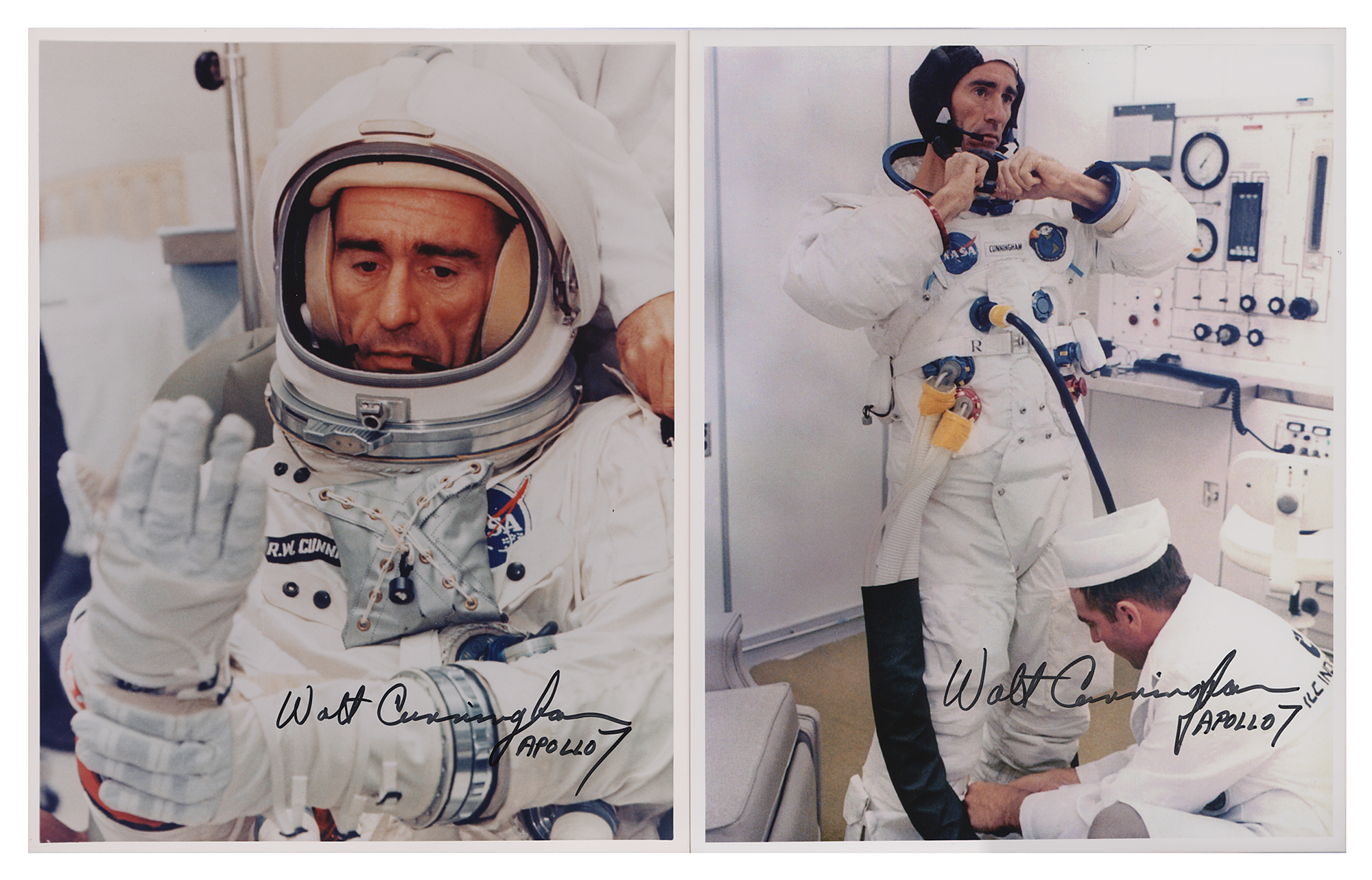 Walt Cunningham (2) Signed Photographs | RR Auction