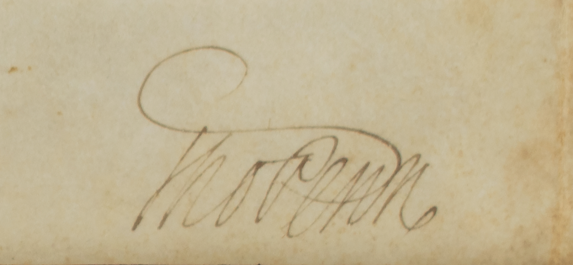 Thomas Penn Document Signed | RR Auction