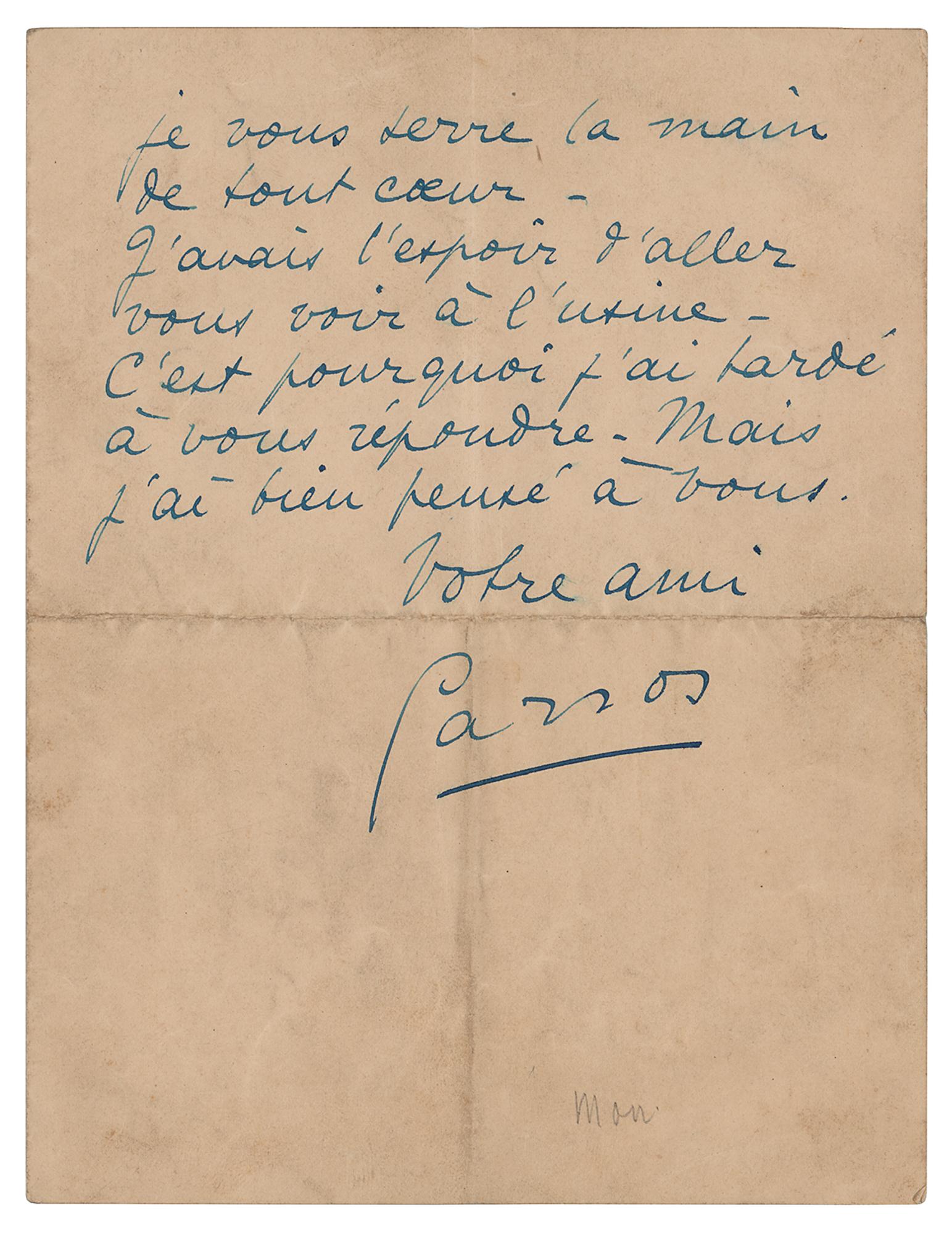 Roland Garros Autograph Letter Signed | RR Auction