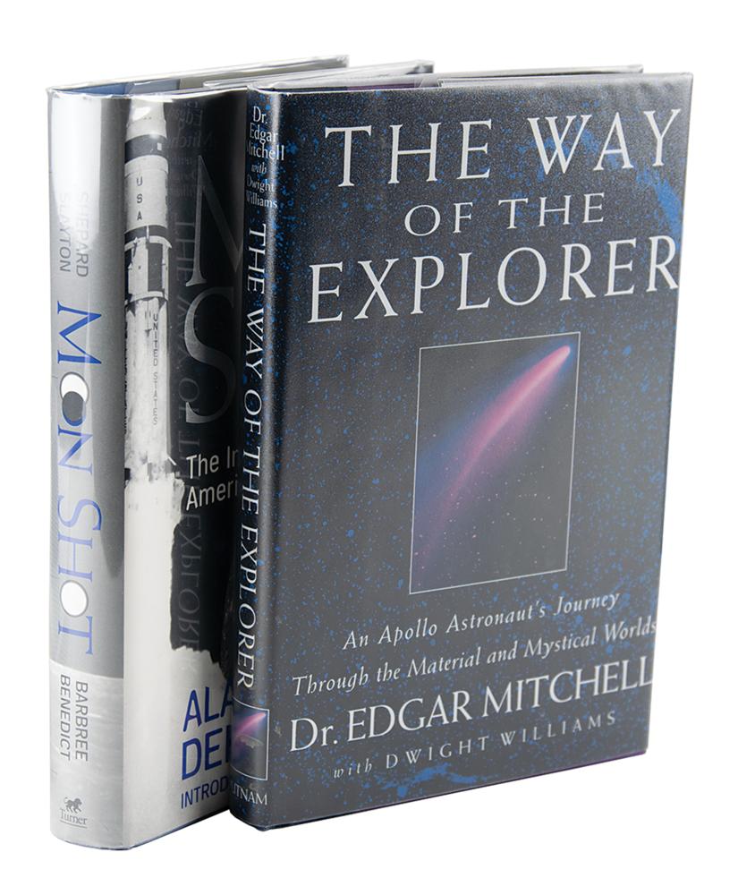 Edgar Mitchell and Alan Shepard (2) Signed Books | RR Auction
