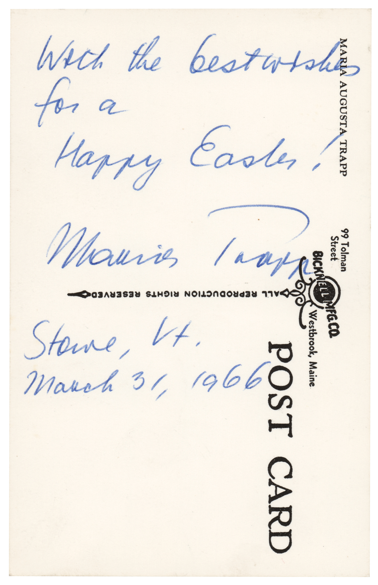 Maria von Trapp Signed Photograph | RR Auction