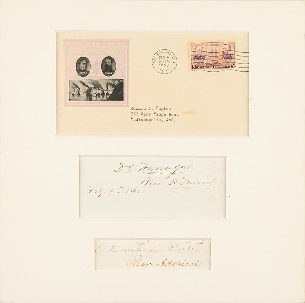 David G. Farragut and David Dixon Porter Signatures | RR Auction