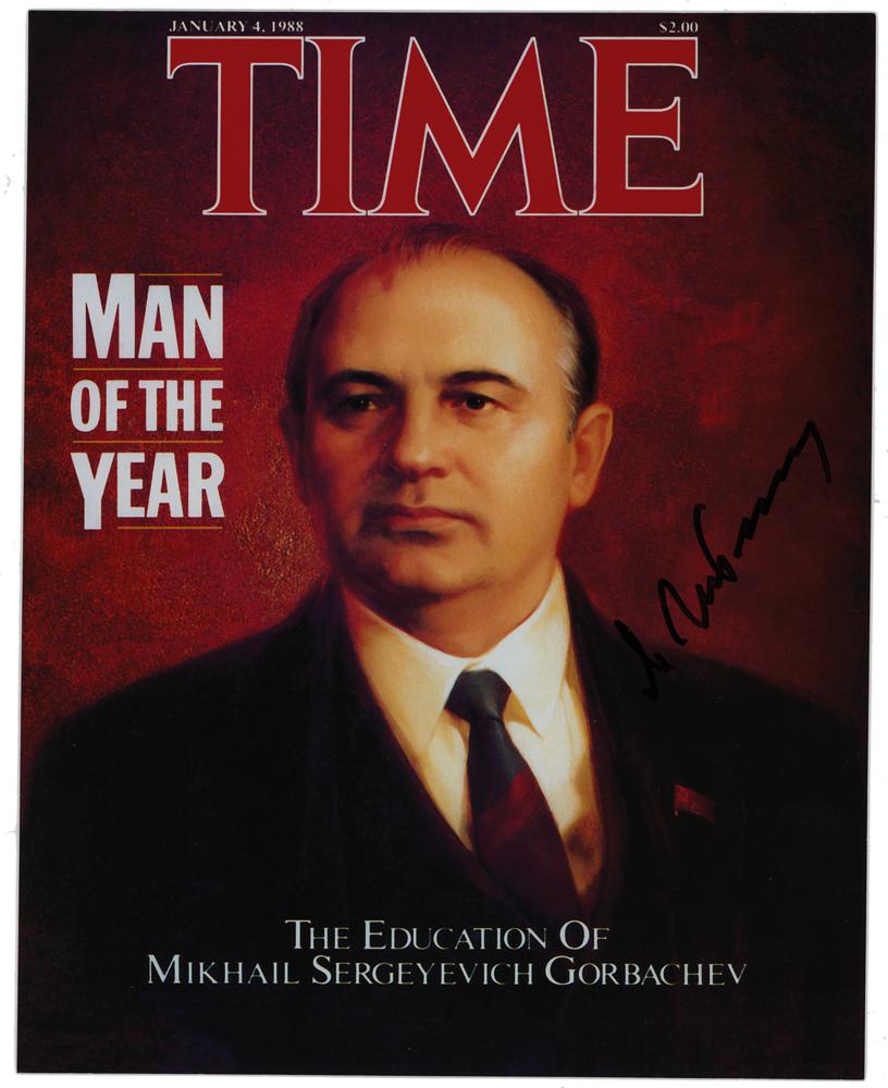 Mikhail Gorbachev Signed Photograph | RR Auction