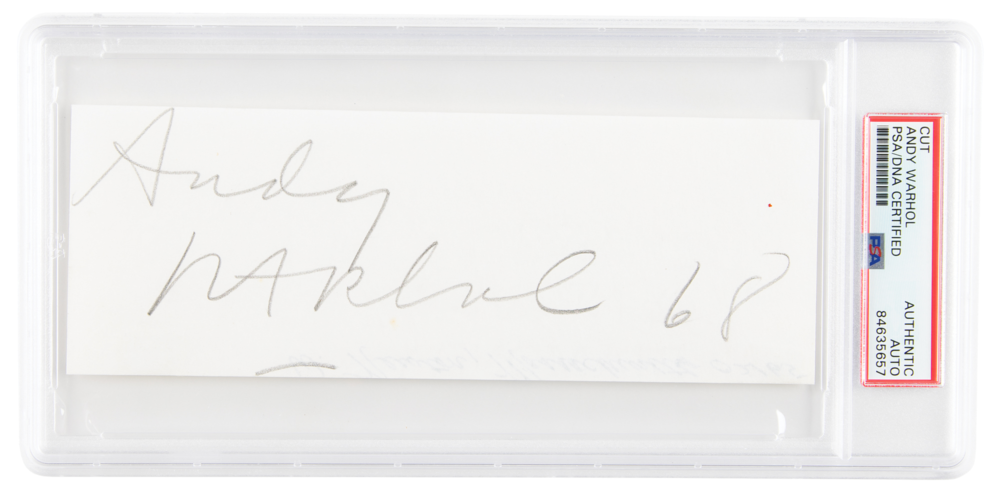 Andy Warhol Signature | RR Auction