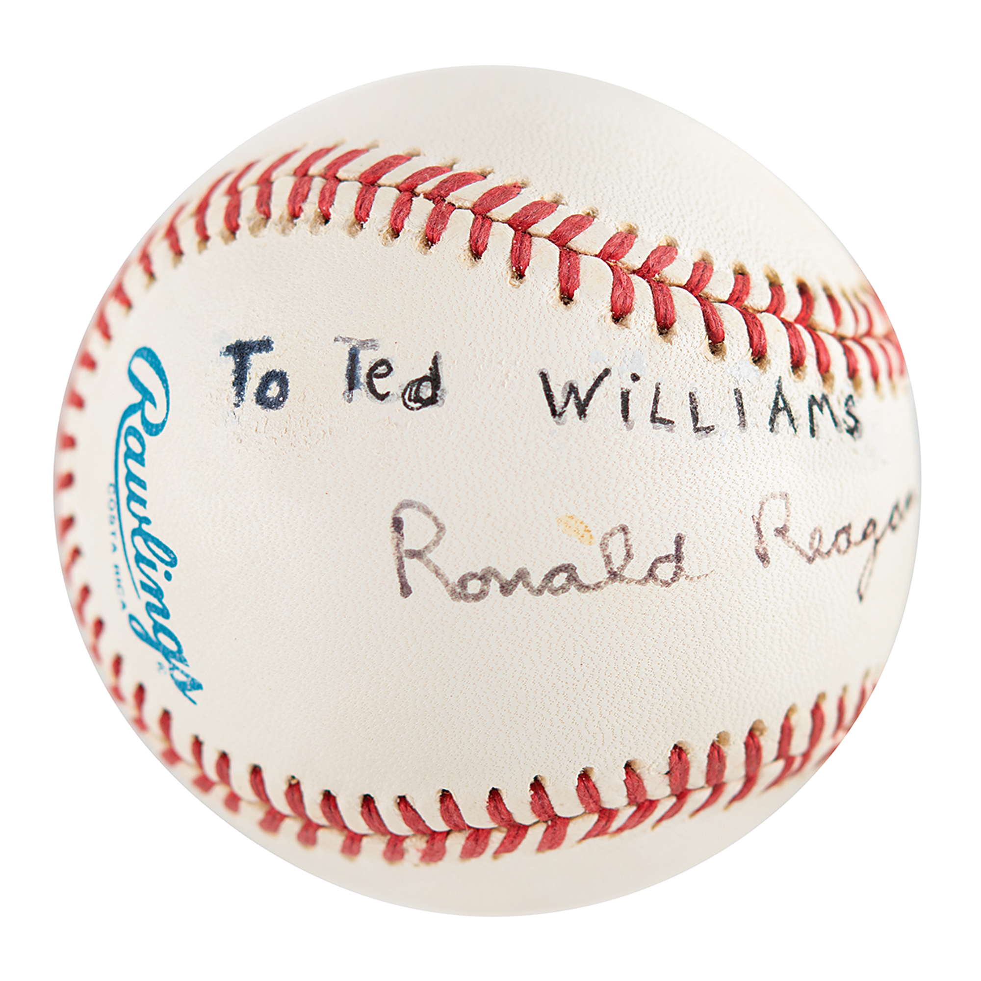 Ronald Reagan Signed Baseball | RR Auction