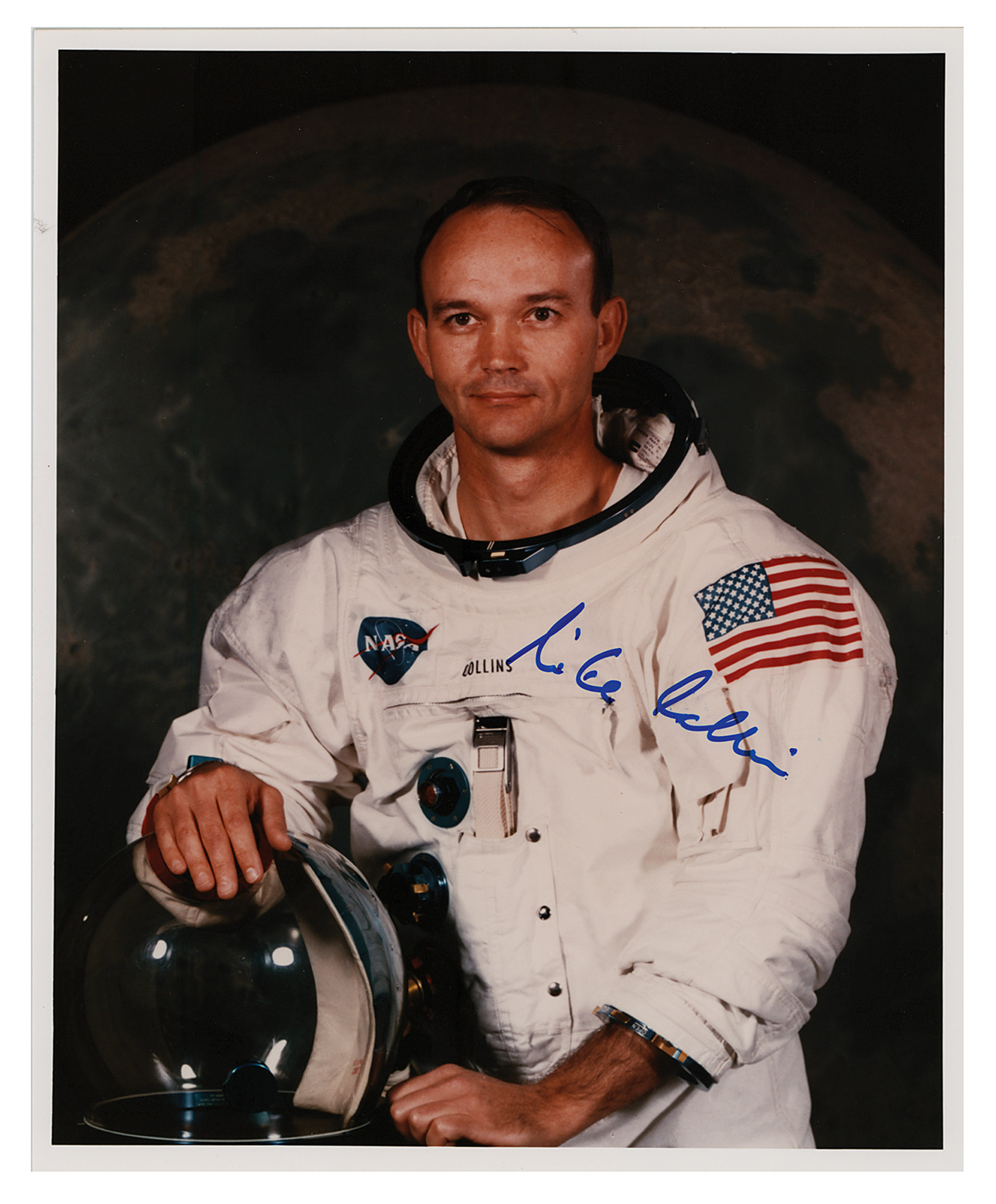 Michael Collins Signed Photograph | RR Auction