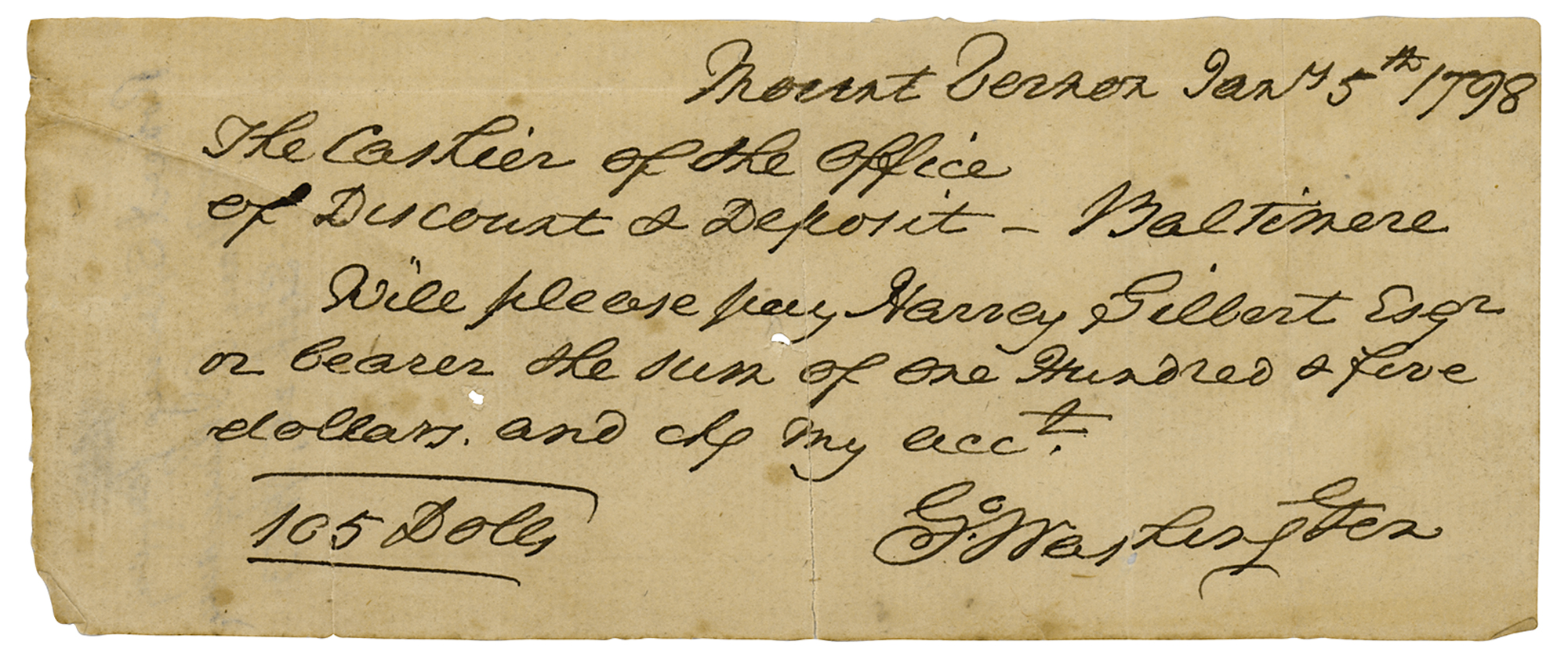 Robert Spring: George Washington Forged Document | RR Auction