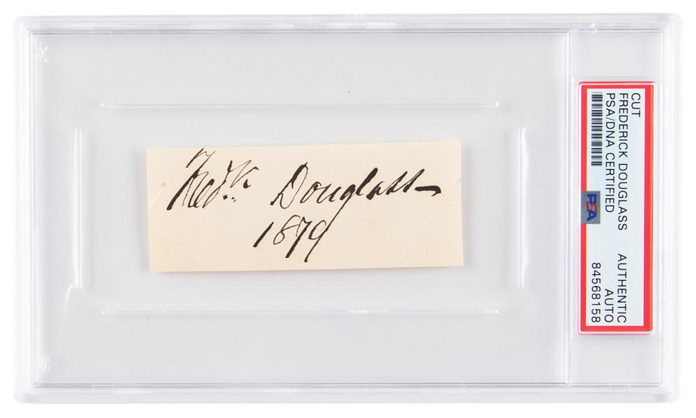 Frederick Douglass Signature | RR Auction