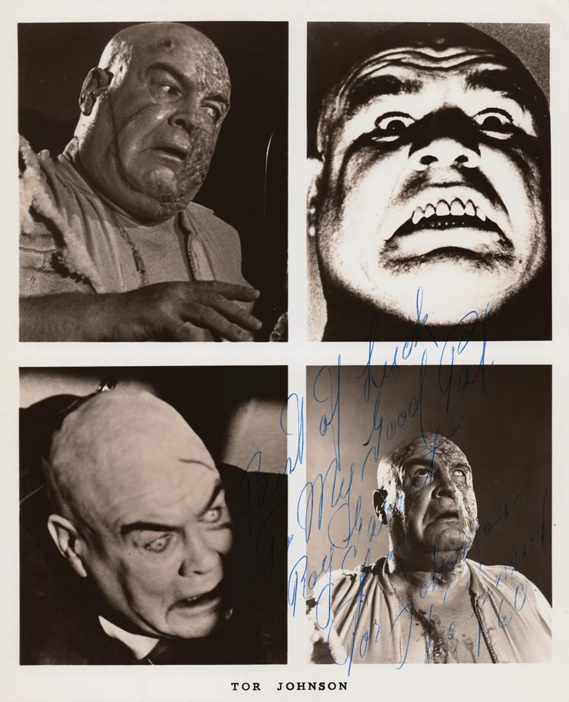 Tor Johnson Signed Photograph | RR Auction