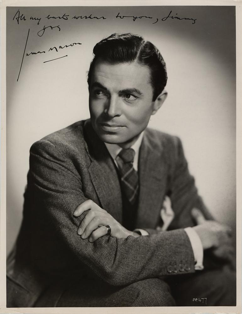 James Mason Signed Photograph | RR Auction