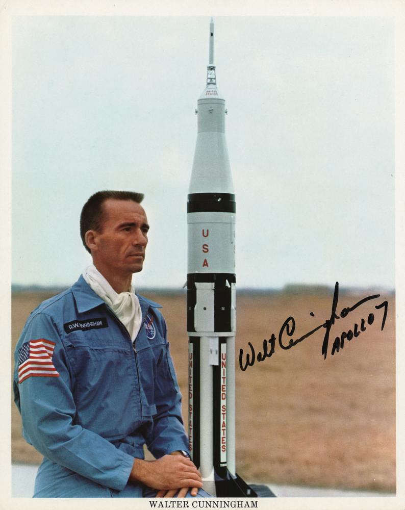 Walt Cunningham Signed Photograph | RR Auction