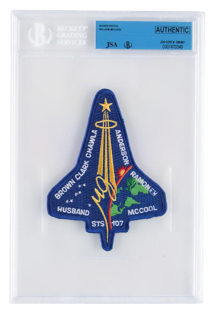 Willie McCool Signed STS-107 Patch | RR Auction