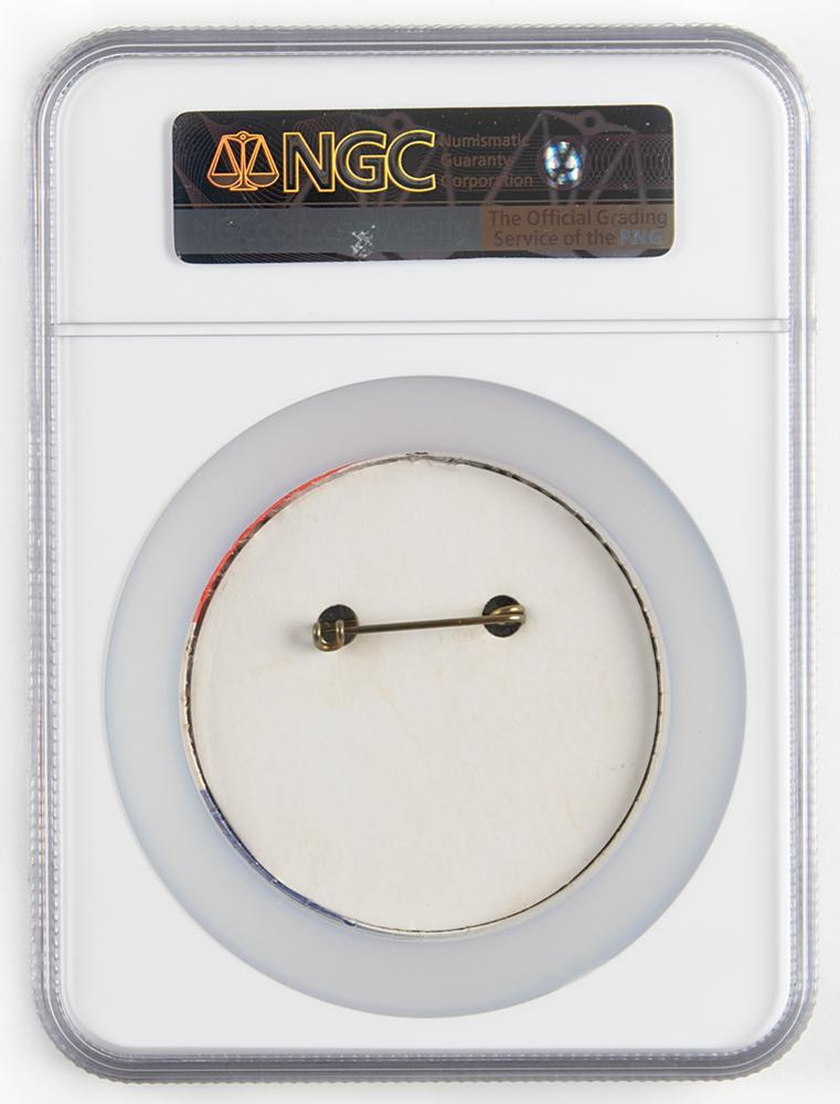 Neil Armstrong's Apollo 11 Pinback Button | RR Auction