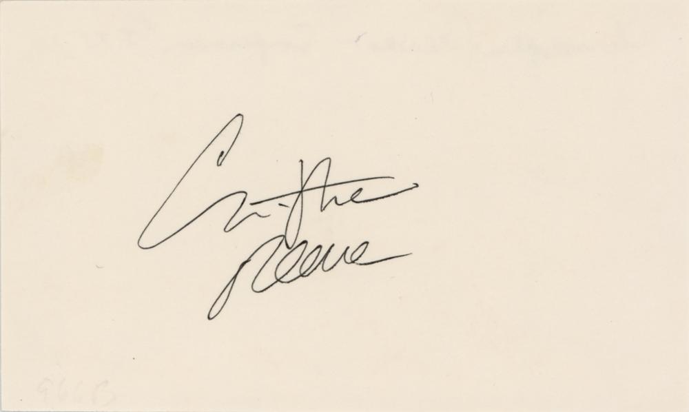 Christopher Reeve Signature | RR Auction