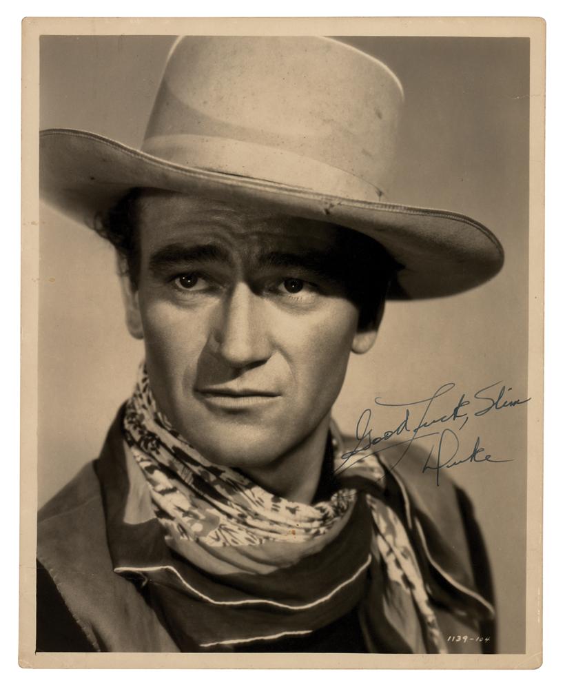 John Wayne Signed Photograph | RR Auction