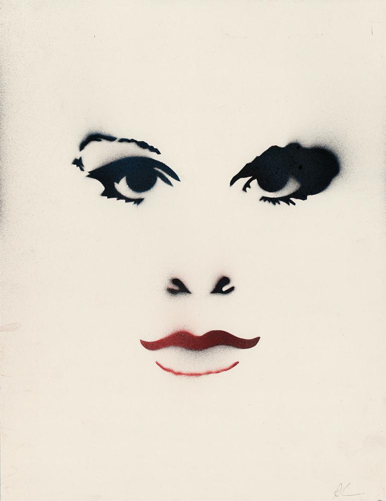 Prince Original Drawing Study for 'When Doves Cry' by Doug