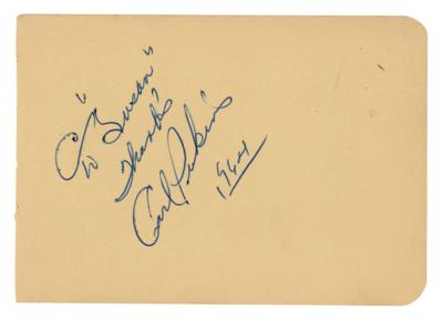 Carl Perkins Signature (1964) | RR Auction