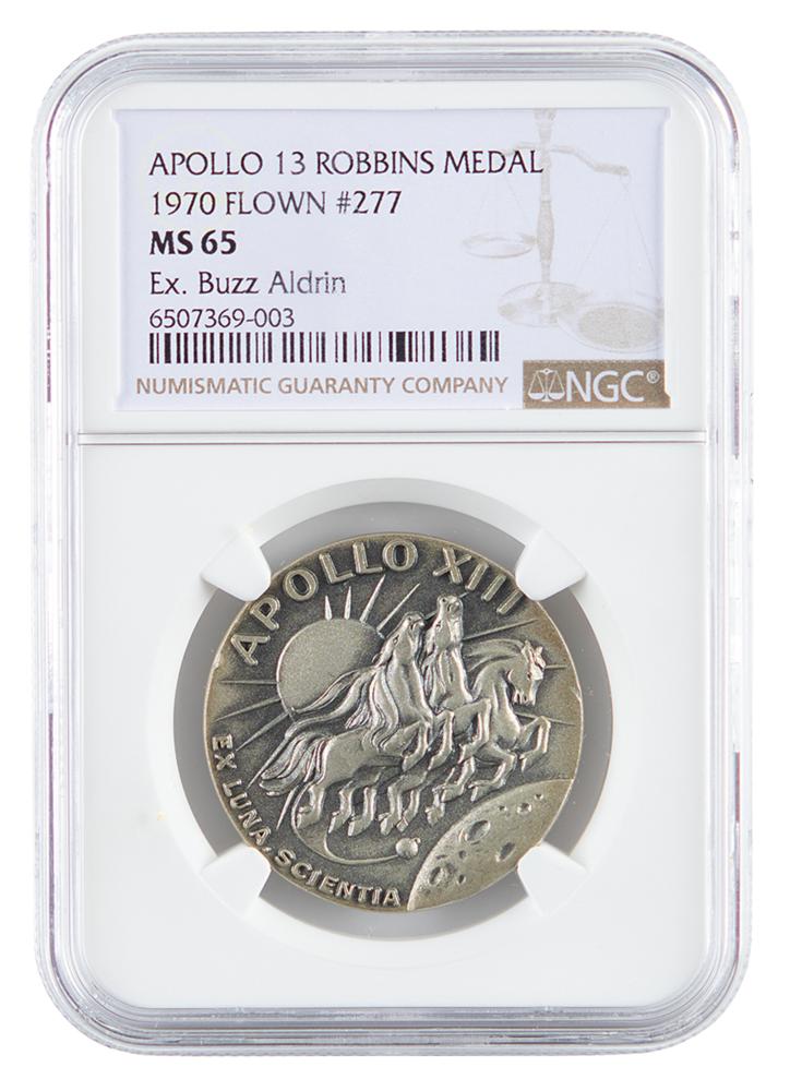 Apollo 13 Flown Robbins Medallion (Attested as From the Collection of