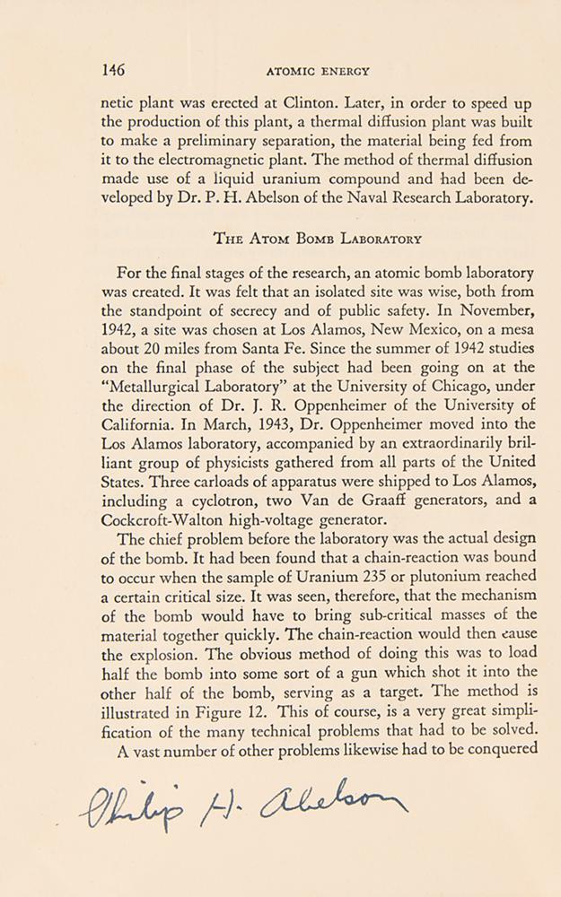 Manhattan Project: Atomic Bomb Signed Book with Einstein, Oppenheimer,