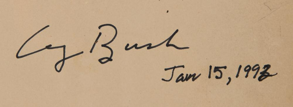 Six Presidential Signatures of Coolidge, Truman, Eisenhower, Nixon,