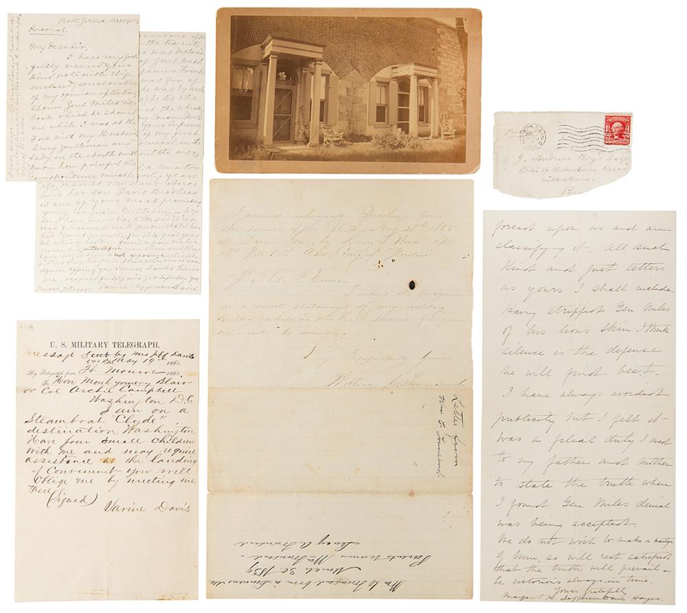 Varina Davis and Family Letters and Photograph | RR Auction