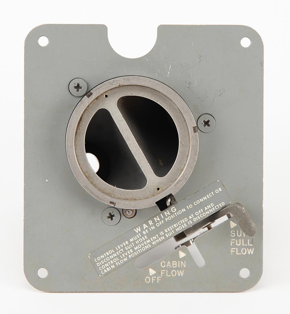 Apollo Command Module Suit Flow Control Valve and Connector Panel | RR