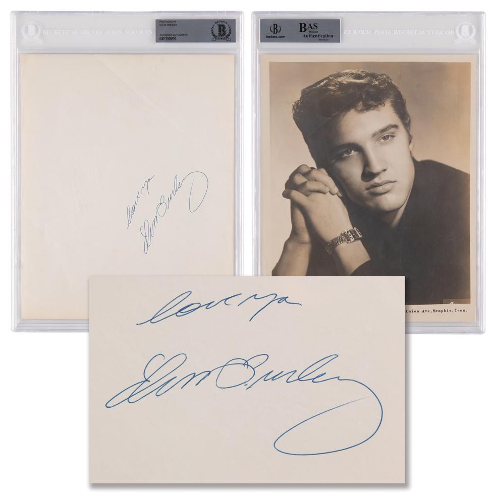 Elvis Presley Signed Photograph | RR Auction