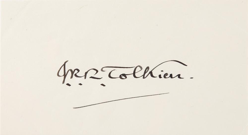J. R. R. Tolkien Signature | RR Auction