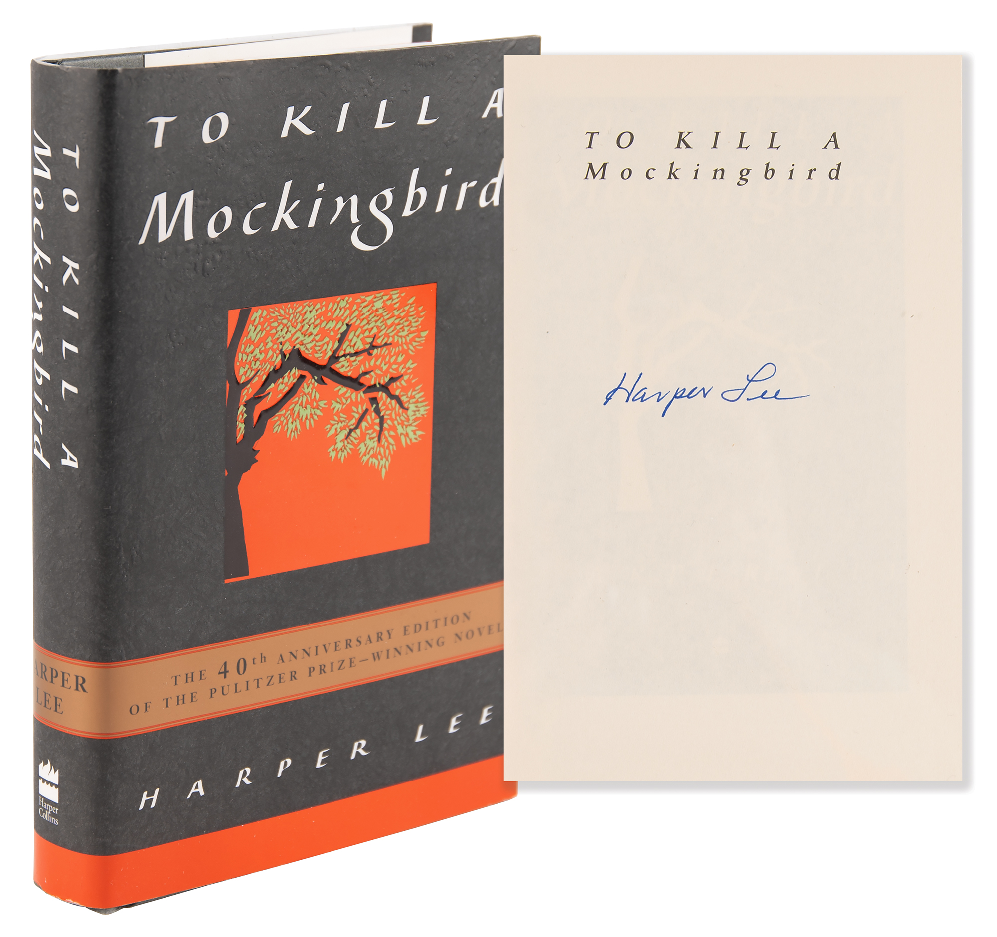 Harper Lee Signed Book - To Kill a Mockingbird (40th Anniversary