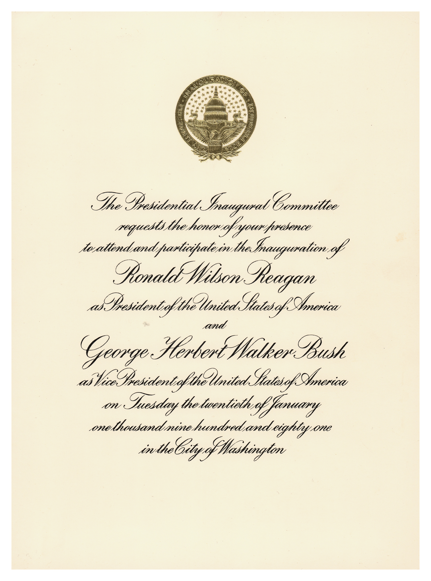 George Bush (2) Typed Letters Signed | RR Auction