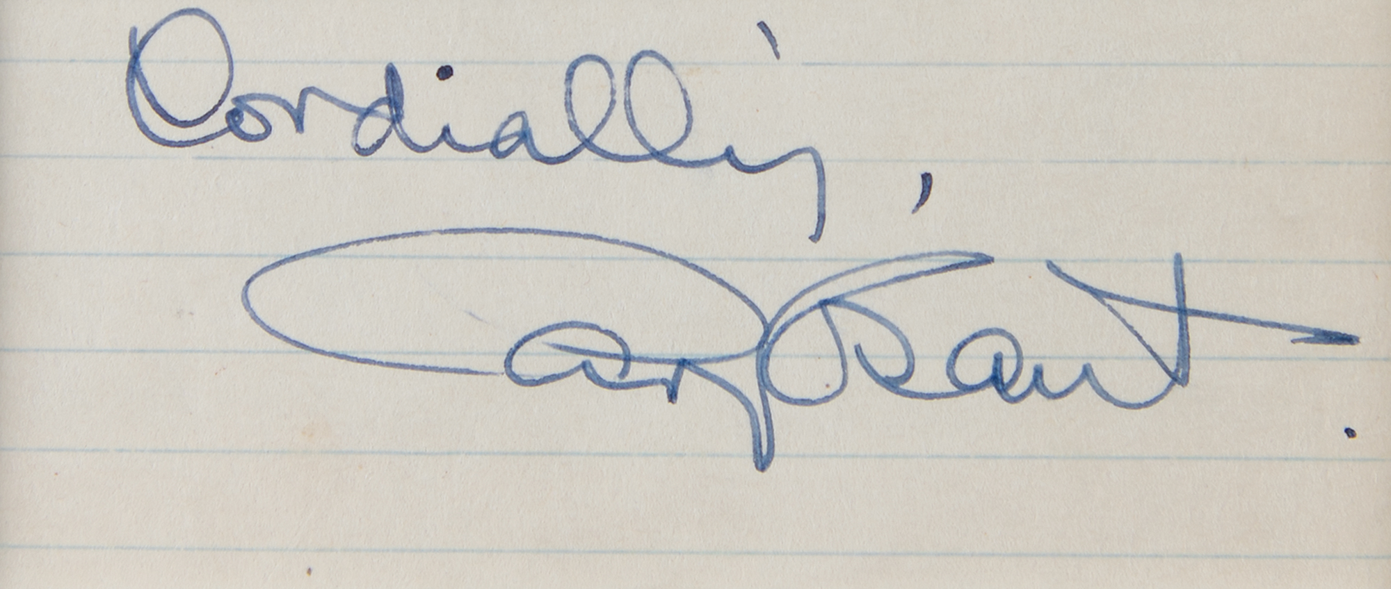 Cary Grant Signature | RR Auction