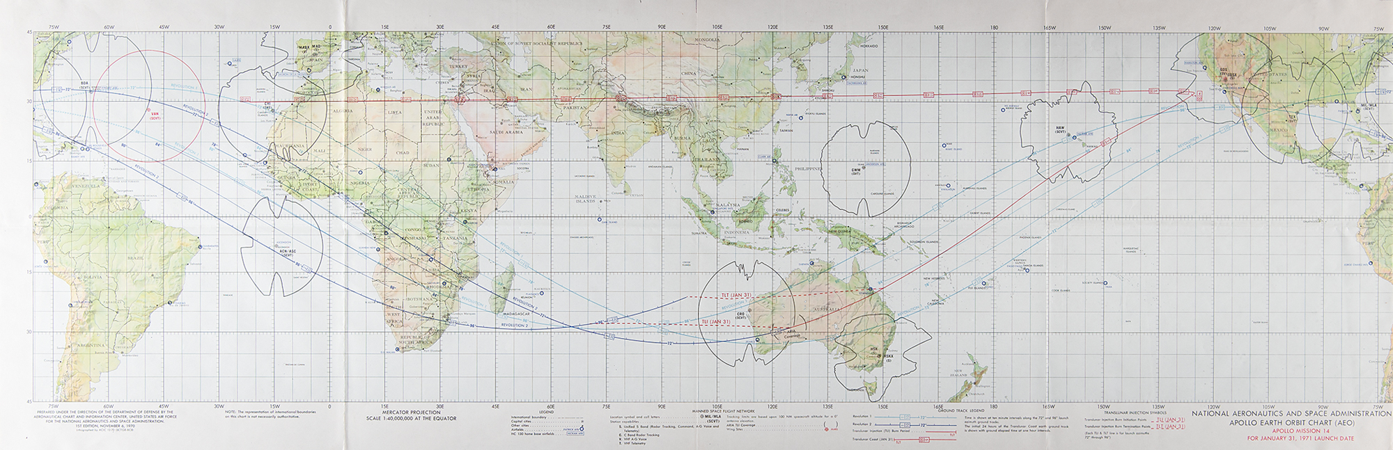Project Apollo Collection of (11) Charts and Posters | RR Auction