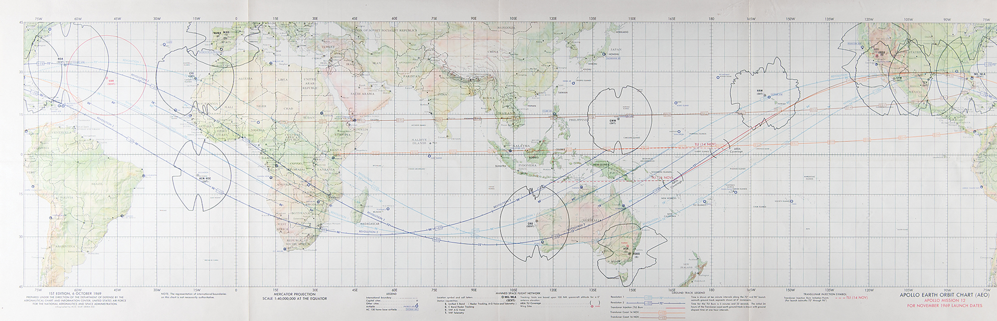Project Apollo Collection of (11) Charts and Posters | RR Auction