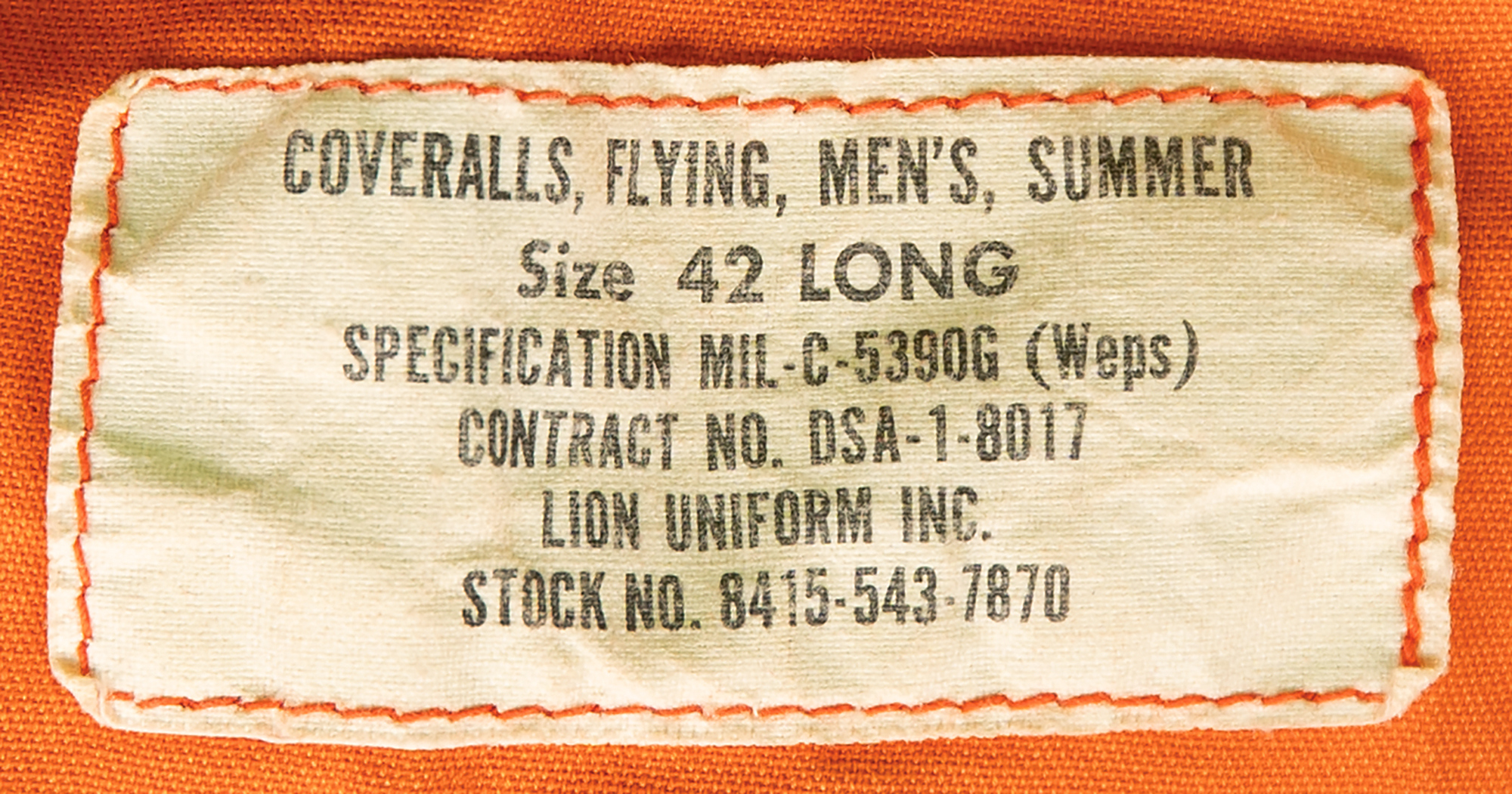 John Glenn Signed USAF Flight Suit | RR Auction