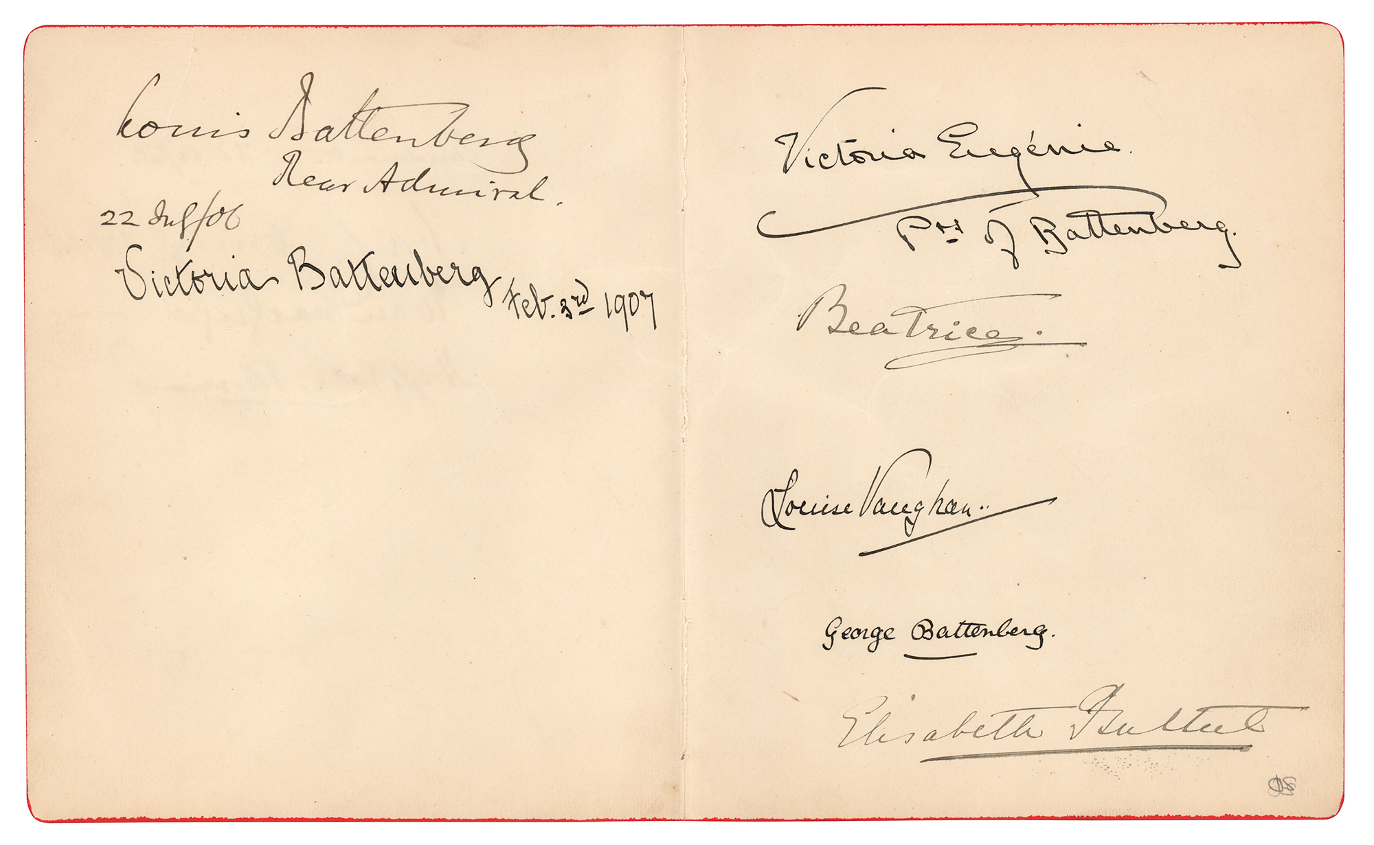 Battenberg Royal Family Signatures | RR Auction