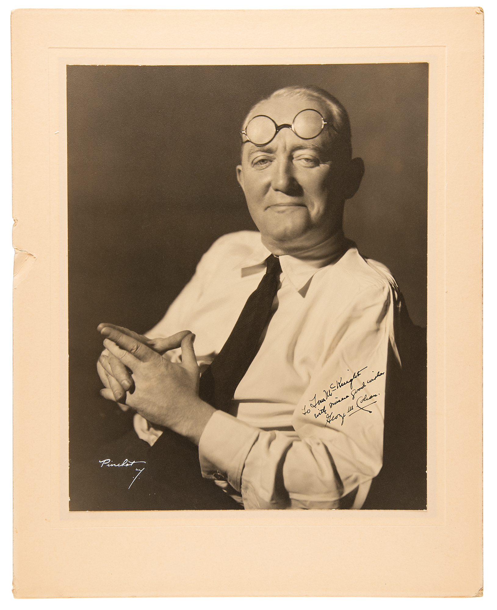 George M. Cohan Signed Oversized Photograph | RR Auction