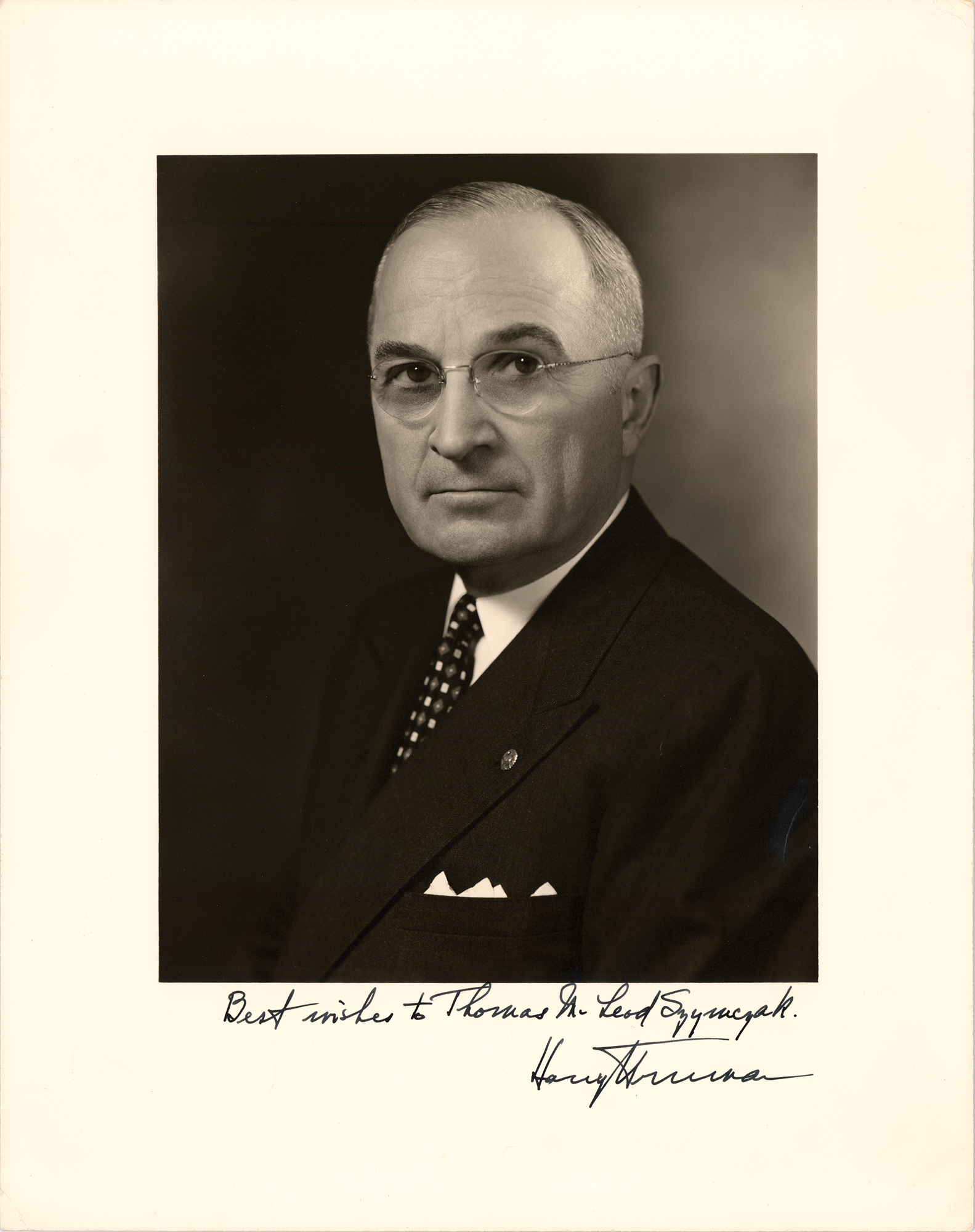 Harry S. Truman Signed Photograph | RR Auction