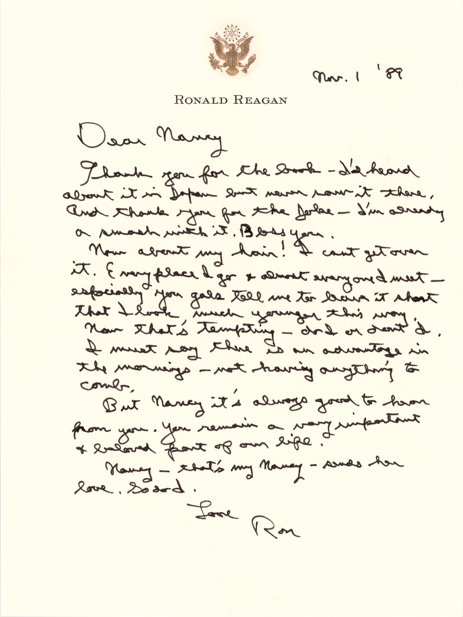 Ronald Reagan Autograph Letter Signed to His Press Secretary | RR