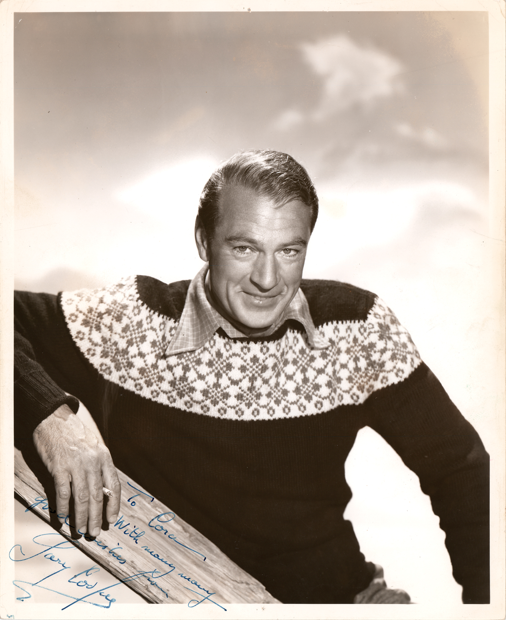 Gary Cooper Signed Photograph | RR Auction