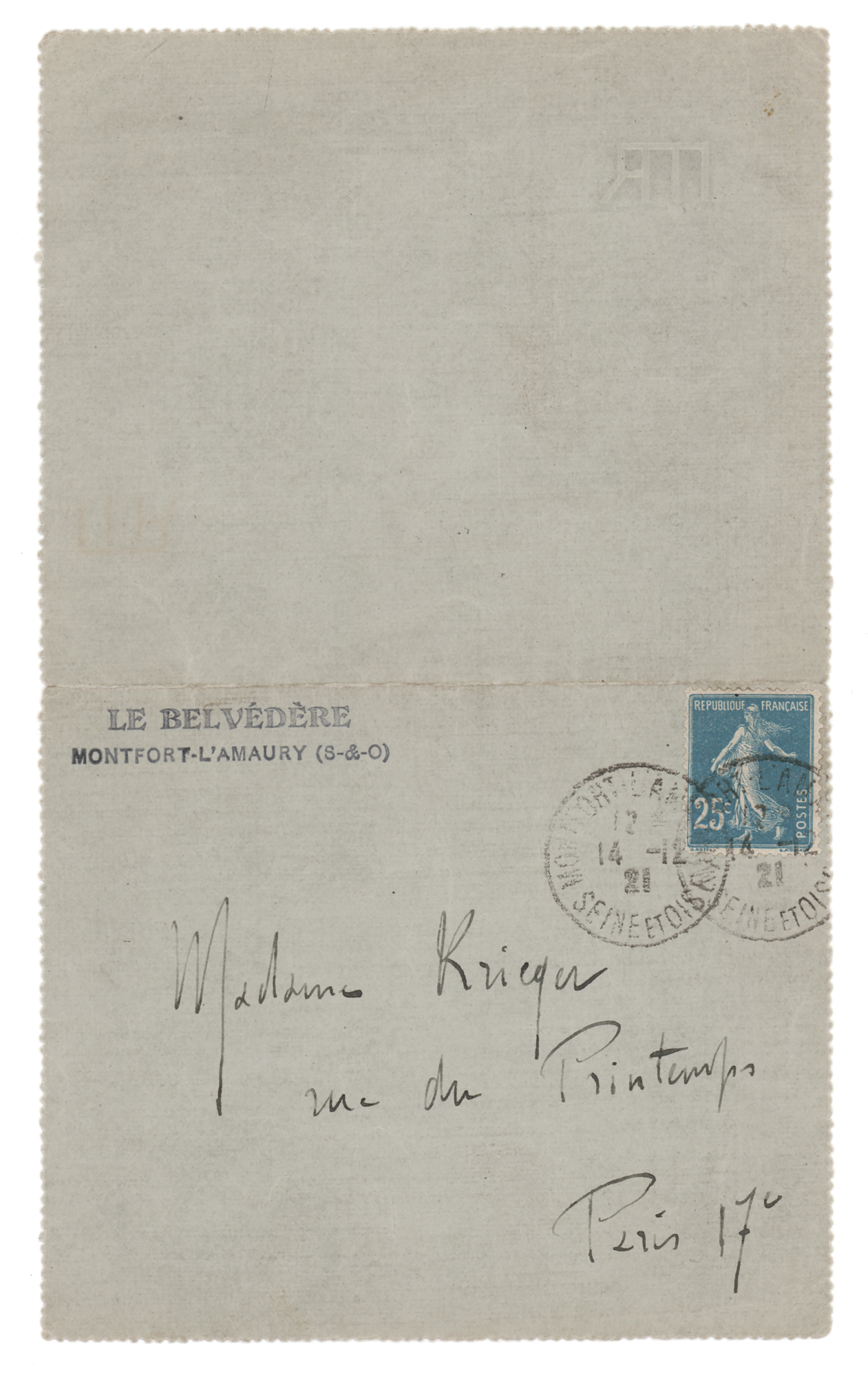 Maurice Ravel Autograph Letter Signed | RR Auction