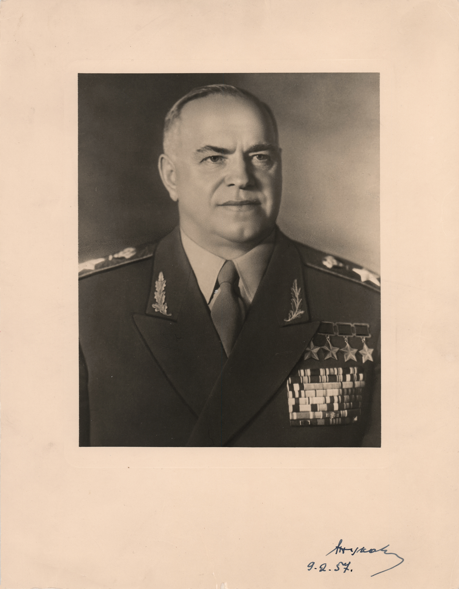 Georgy Zhukov Signed Photograph | RR Auction