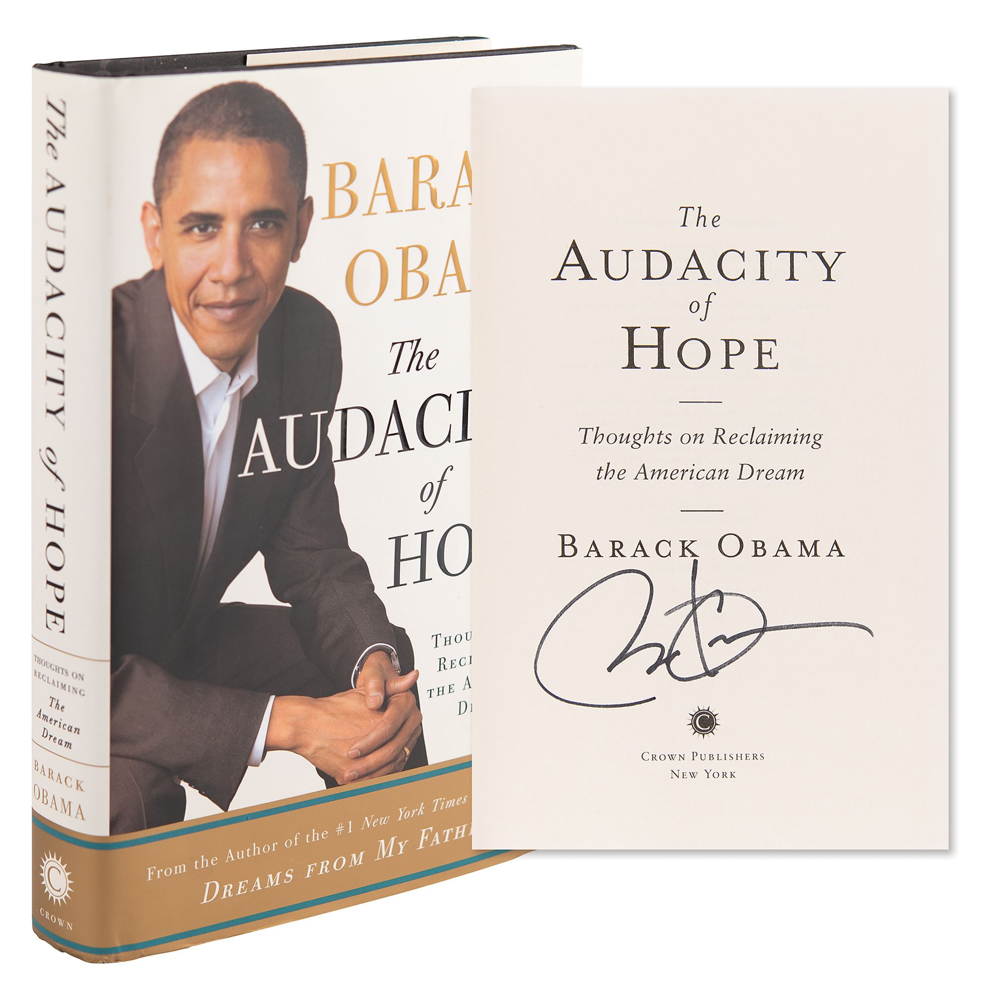 Barack Obama Signed Book - The Audacity of Hope | RR Auction