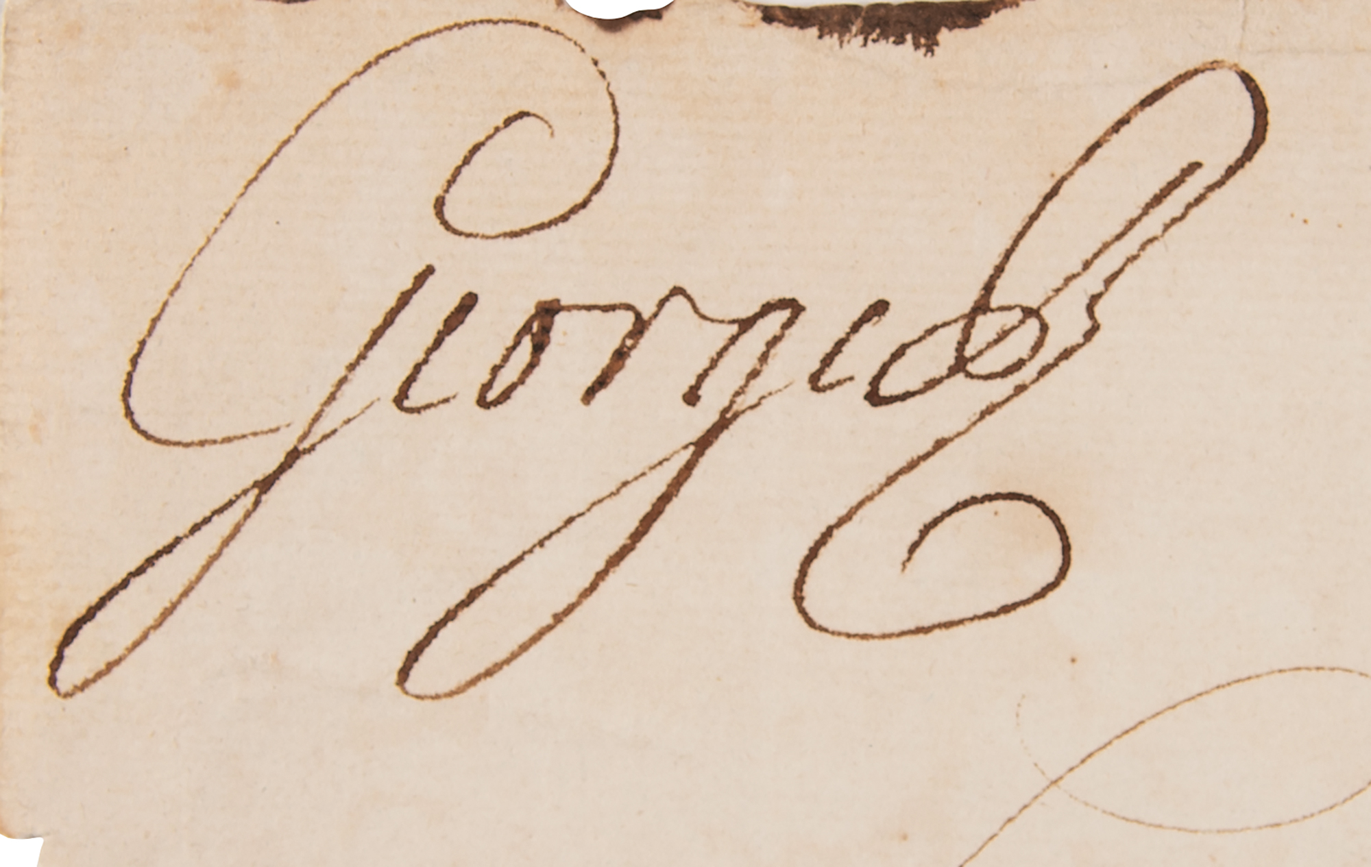 King George III Document Signed | RR Auction