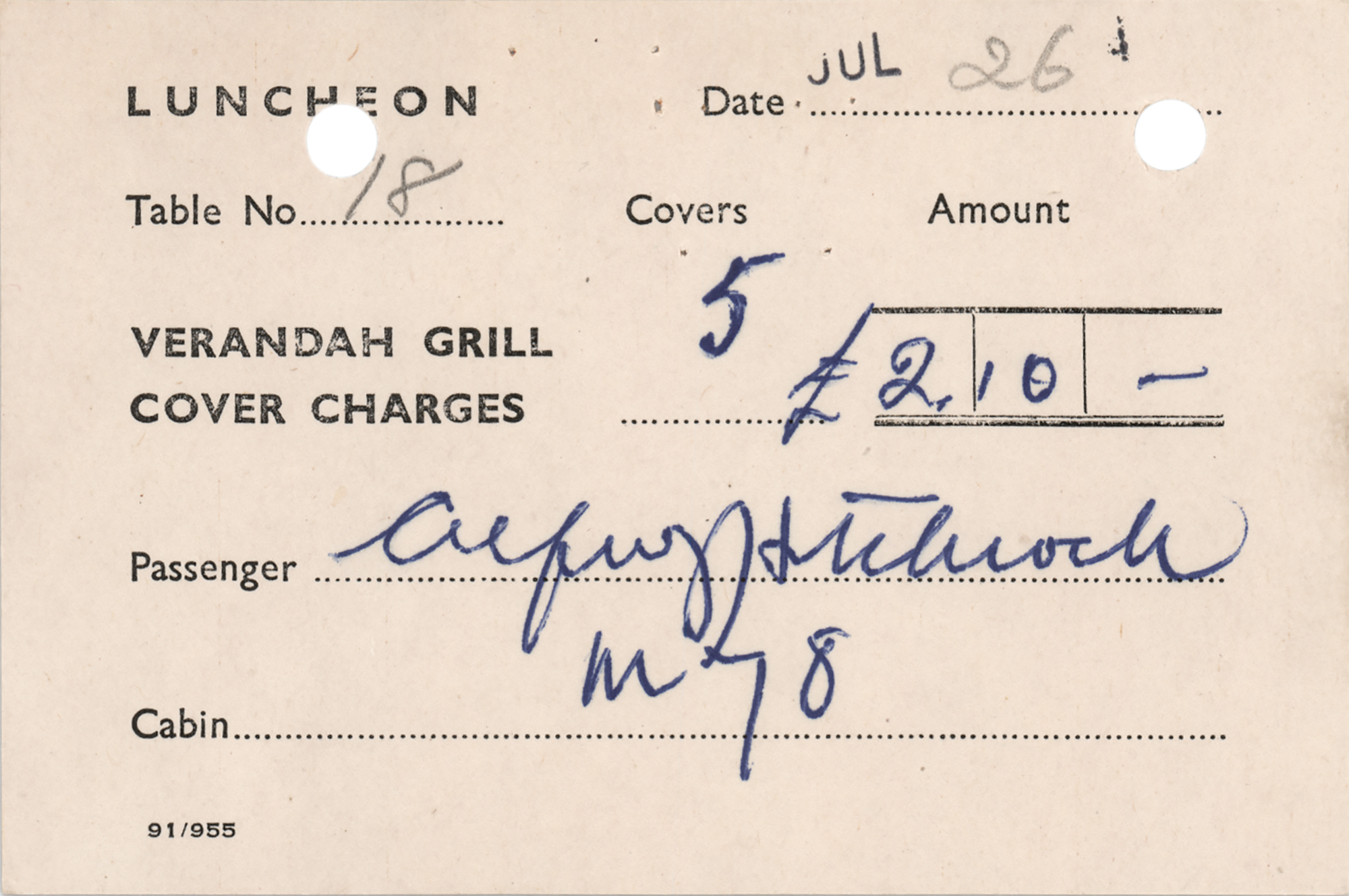 Alfred Hitchcock Signature | RR Auction