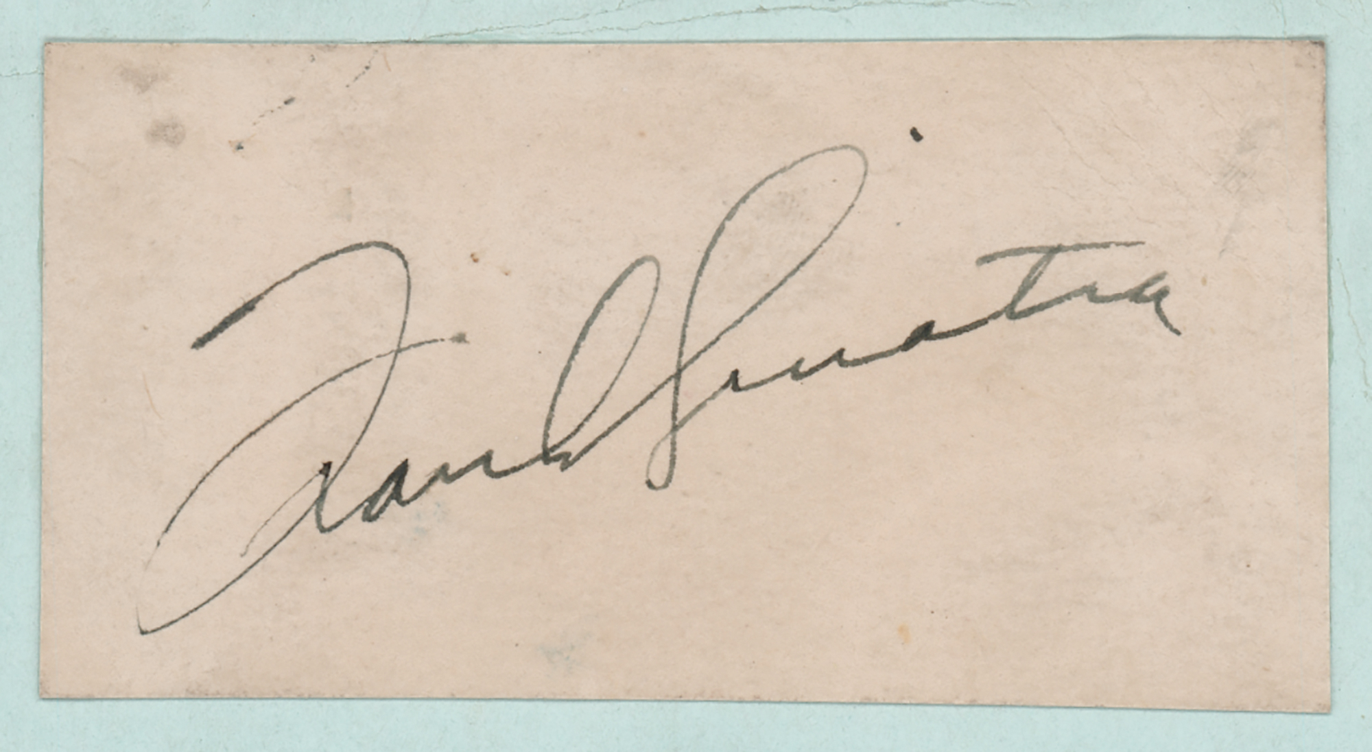 Frank Sinatra Signature | RR Auction